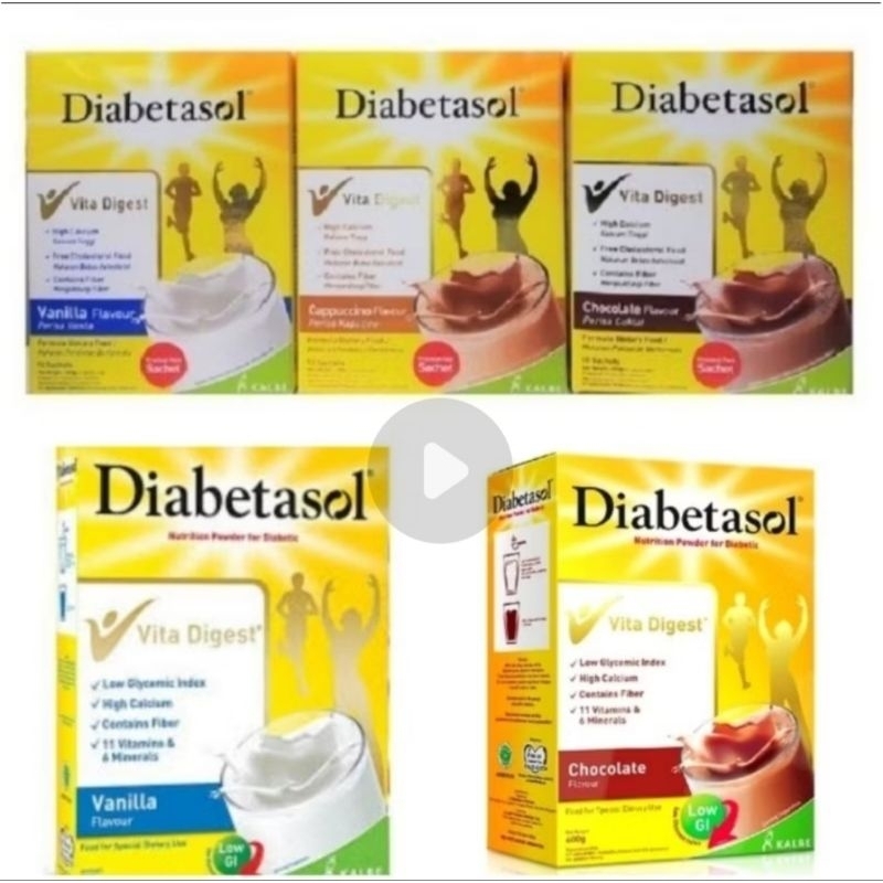 Diabetasol Milk For Diabetic - Chocolate/vanilla 180g | Shopee Philippines