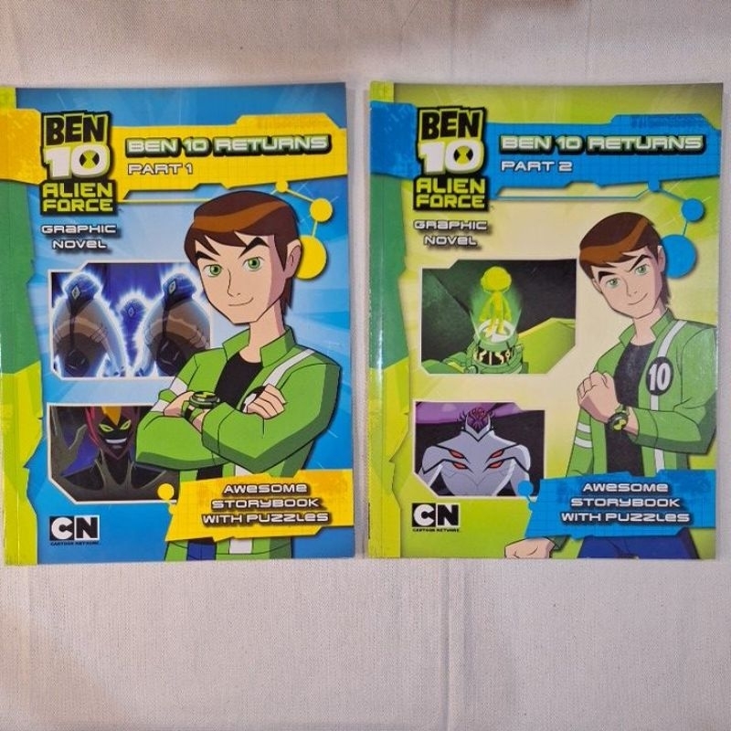 Ben 10 Alien Force Parrt 1 & Part 2 I Graphic Novel I Cartoon Network ...