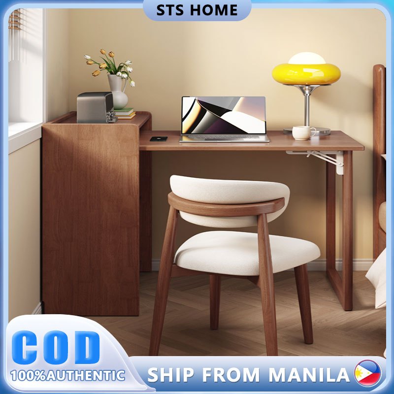 [Foldable]Bamboo Computer Table Study Desk Home Office Desktop Working ...