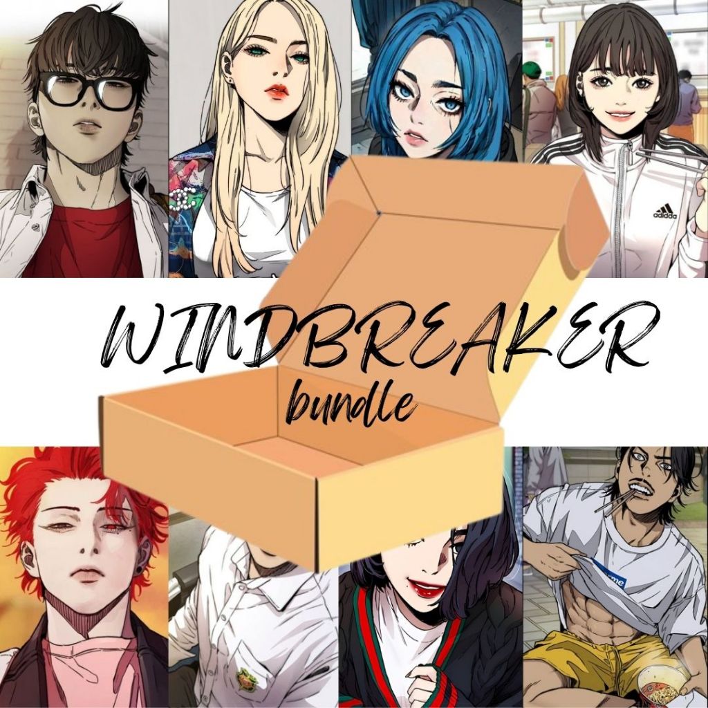 MANHWA WIND BREAKER BUNDLE MERCH | Shopee Philippines