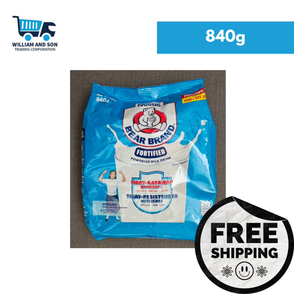 Bear brand Fortified Powdered Milk 840g | Shopee Philippines