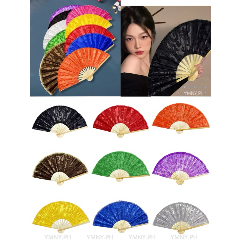 1pcs BIG PAMAYPAY OR BAMBOO FAN Random color | Shopee Philippines