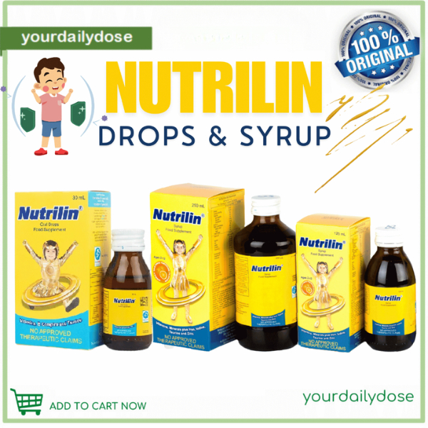 Nutrilin Syrup - Vitamins Food Supplements 15ML / 30ML / 120ML | Shopee ...