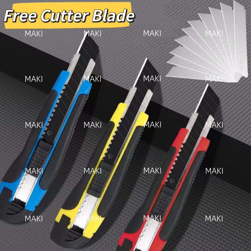 Utility cutter knives blade retractable utility knife selft-locking ...