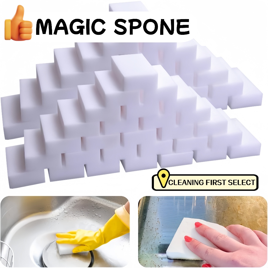 Magic White Sponge Eraser Multi-functional Foam Cleaner for cleaning ...