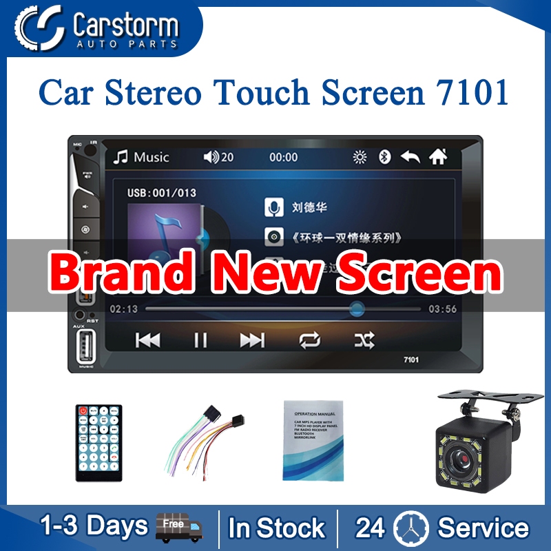 Carstorm 7 Inch Car Stereo Touch Screen Mirror Link Car Radio Player ...