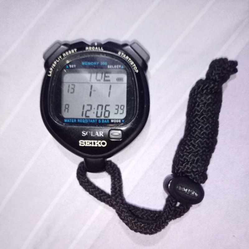 Seiko Stop Watch Timer Time Keeper Water Resistant | Shopee Philippines