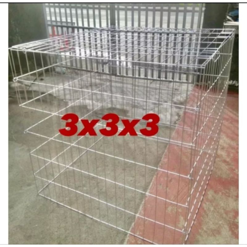Galvanized cage 3x3x3 | Shopee Philippines