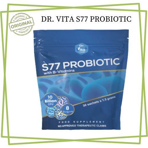 100% Authentic Dr. Vita S77 Probiotic with B-Vitamins (30 Sachets ...
