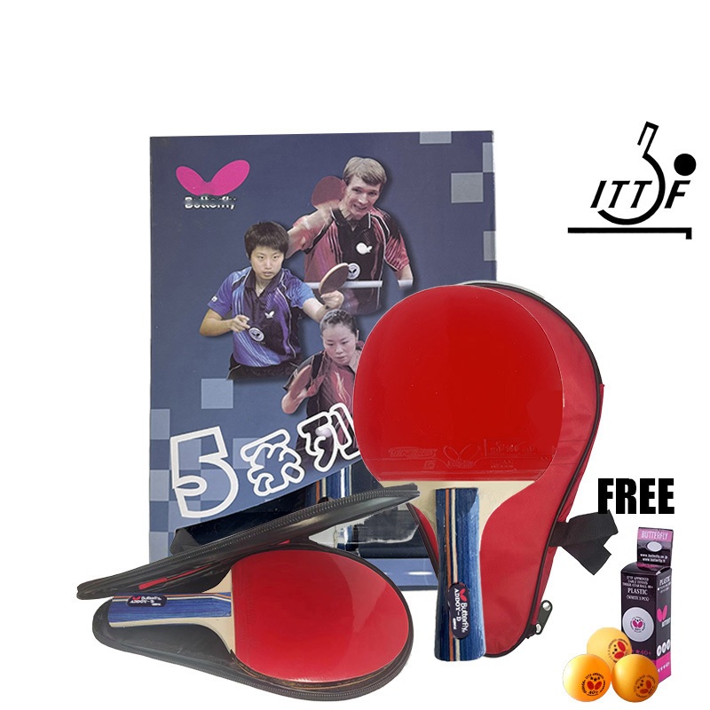 Table Tennis TBC-502 Racket Recommended For Beginning Level Ping Pong ...