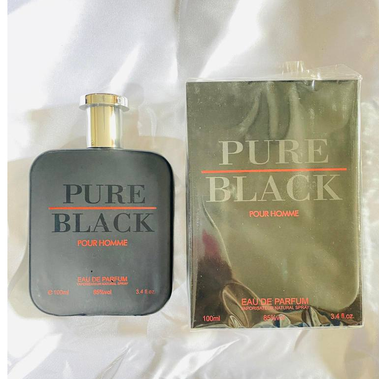 Pure Black Perfume for Men eau de parfum 100ml ready stocks | Shopee ...