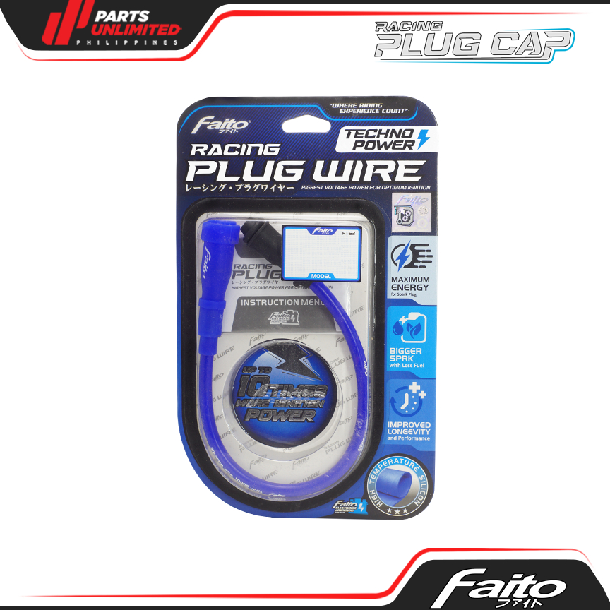 FAITO PLUG WIRE WITH CAP | Shopee Philippines
