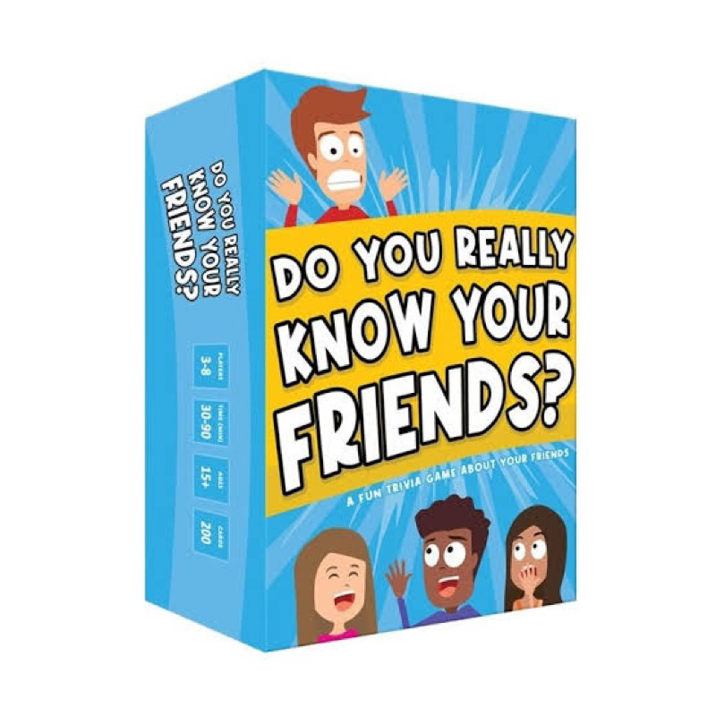 Do You Really Know Your Friends ? : A Fun Trivia Game | Shopee Philippines