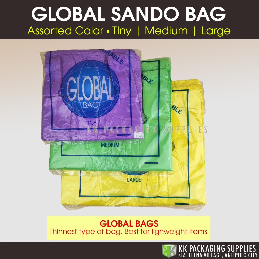 Global Sando Bag Assorted Color (Tiny / Medium / Large) | Shopee ...