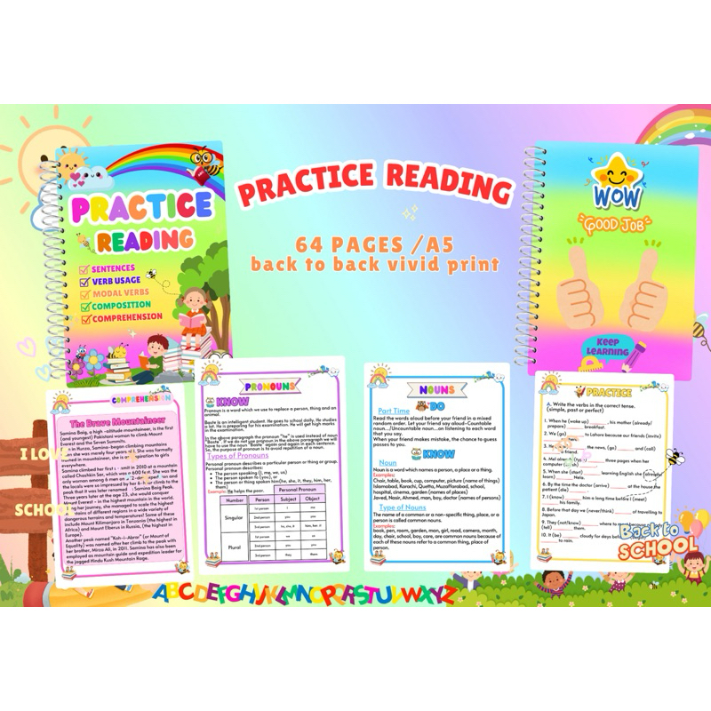 Practice Reading (Noun,Pronoun,Adjectives ,Verb,Tenses,Adverb ...