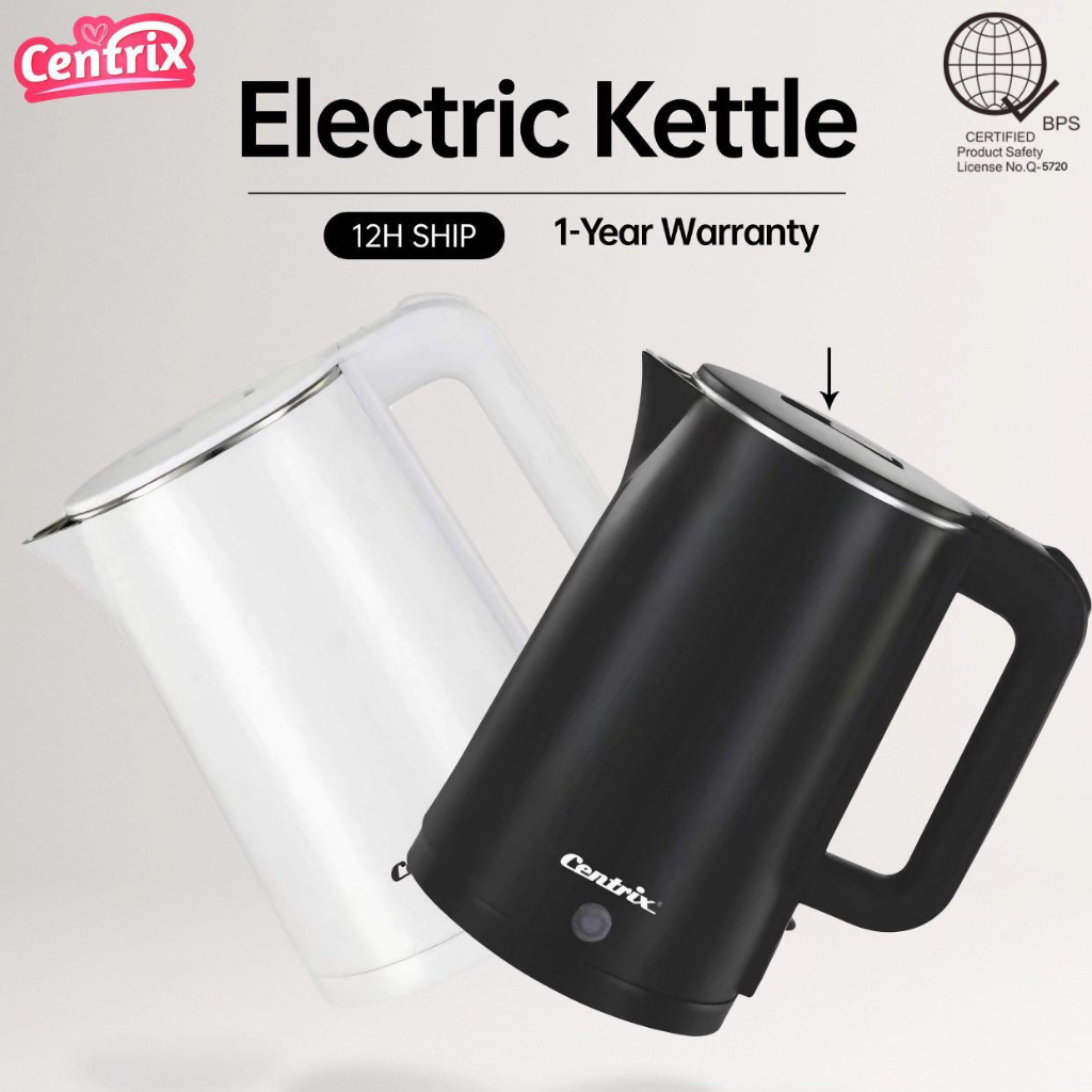 Centrix Electric Kettle 2.5L Stainless Steel Capacity Fast Boiling ...