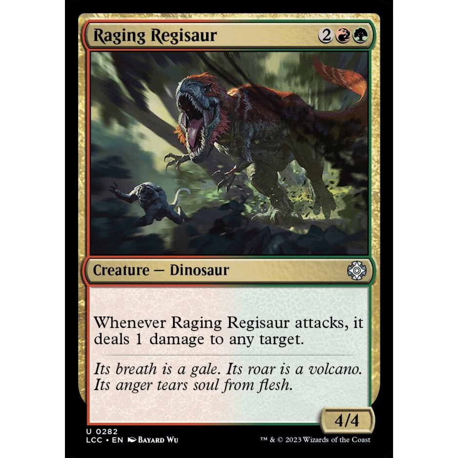 Magic the Gathering | Raging Regisaur | Shopee Philippines