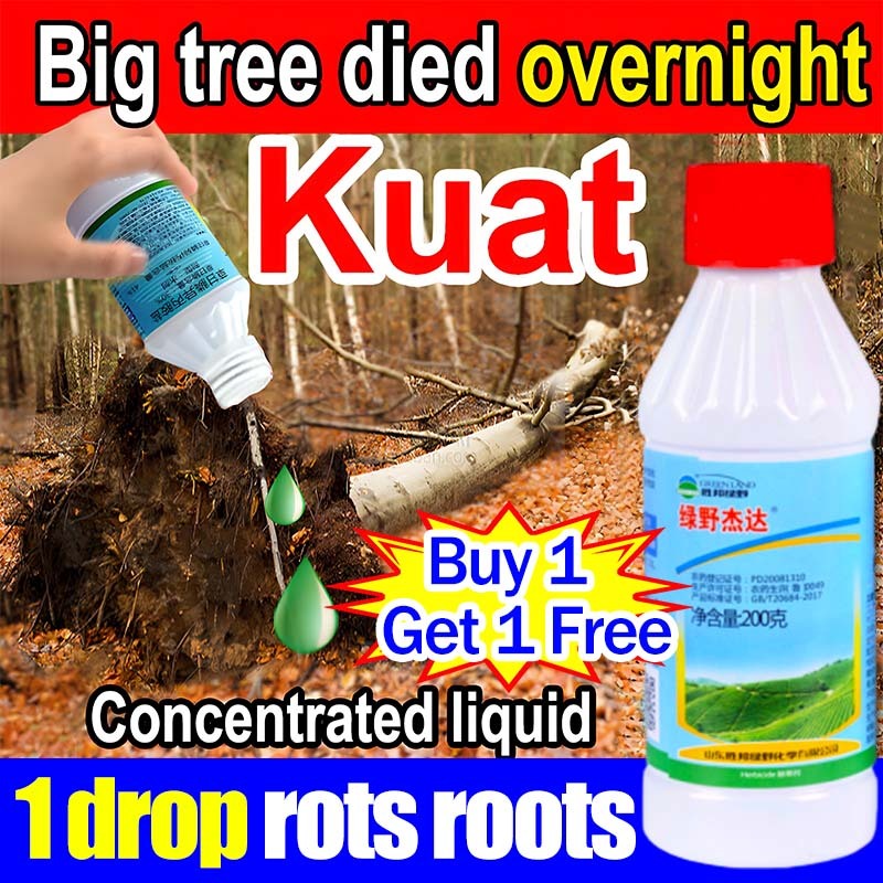 1 drop rots tree roots Tree killer grass killer Concentrated formula ...