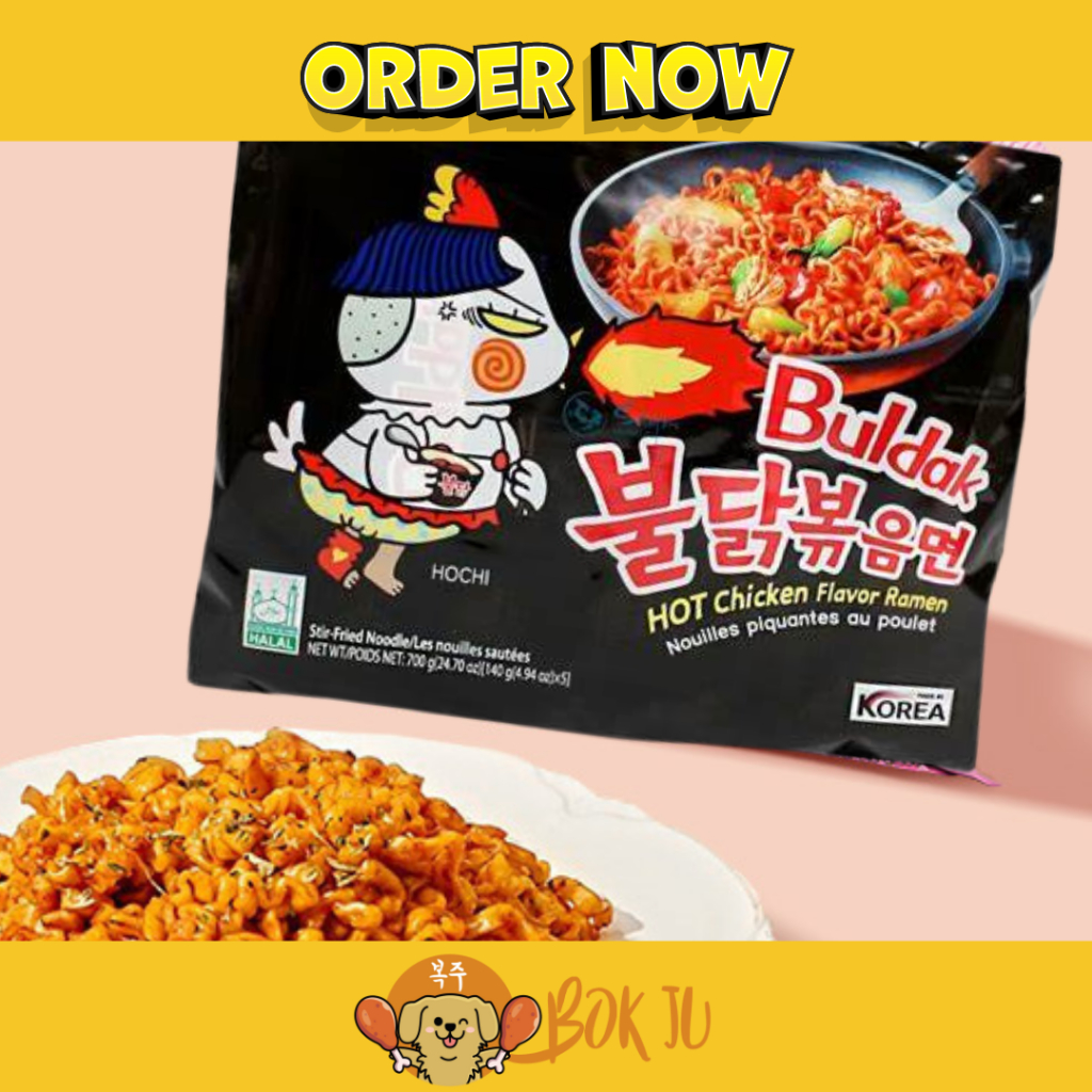 Samyang Buldak Hot Chicken Ramen (Black) 140 grams Korean 1 piece ...
