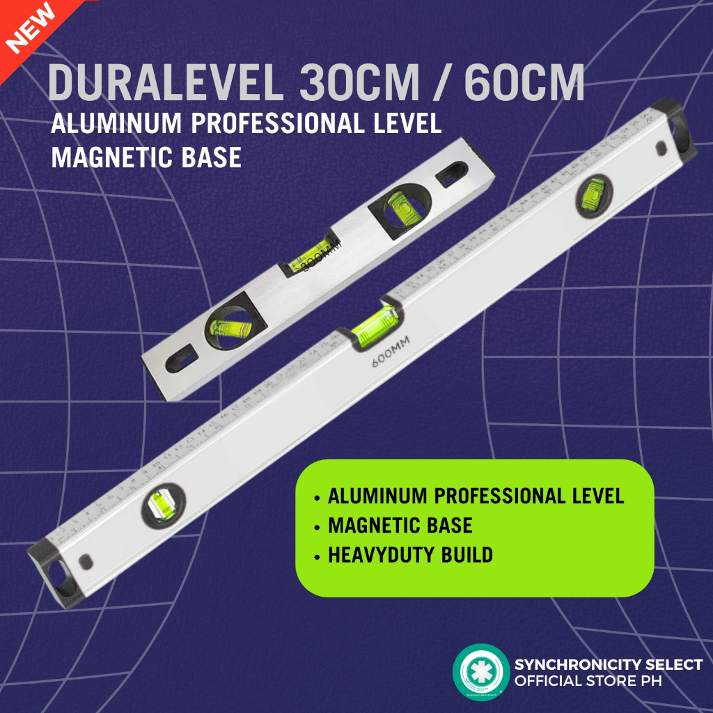 DURALEVEL Magnetic Level – Durable Aluminum, Golden Finish, Accurate ...