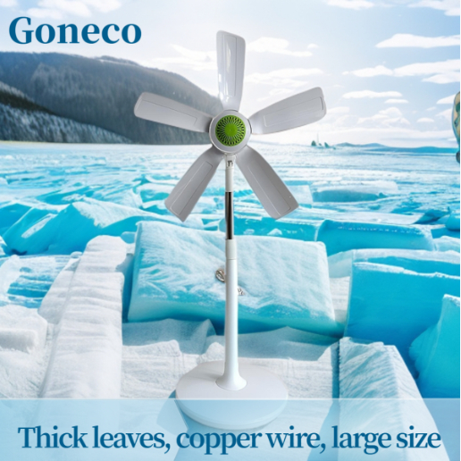 stand fan white color blades portable electric fan Adjustable standard ...