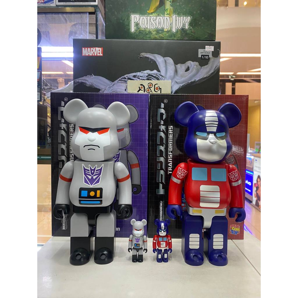 (R&G) Medicom Toy Bearbrick 400% & 100% Transformers - Optimus Prime ...