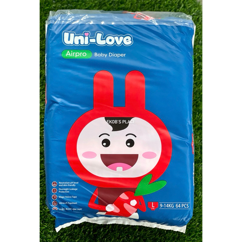 Unilove Airpro Baby Diaper 64’s (Large) | Shopee Philippines