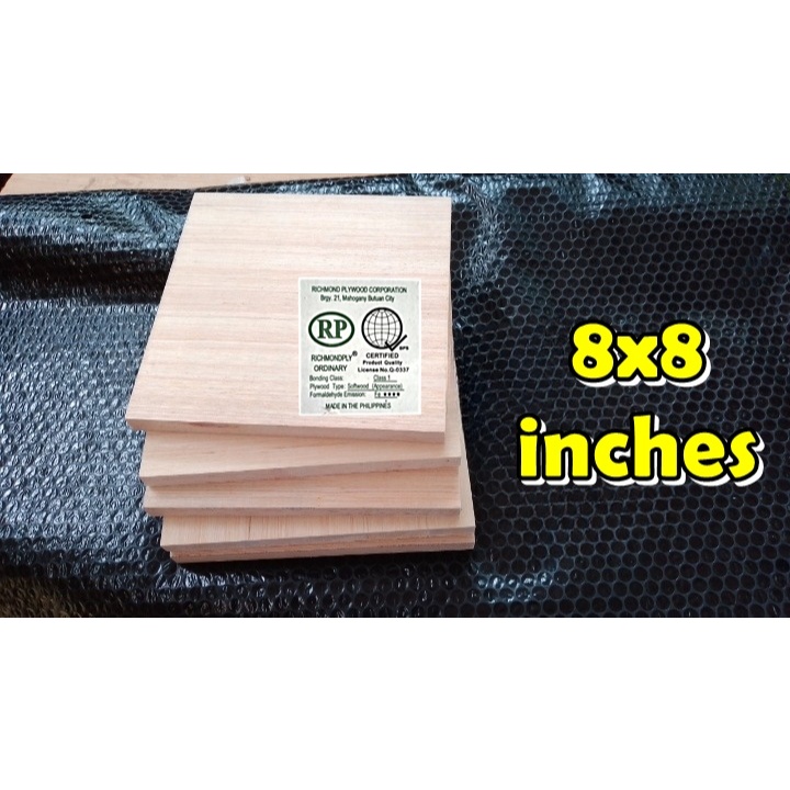 8x8 INCHES ordinary / marine plywood / plyboard replacement board for ...