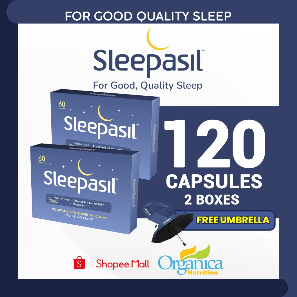[For Good Quality Sleep] Sleepasil Melatonin & Magnesium Supplement (2 ...