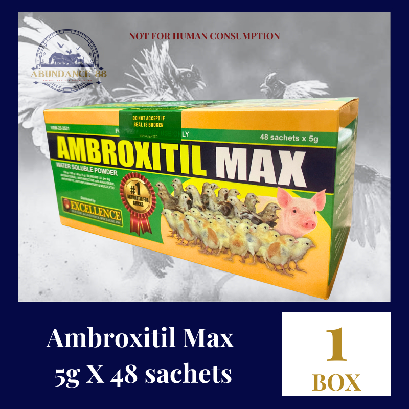 EXCELLENCE AMBROXITIL MAX ANTI-BACTERIAL/ANTI-INFECTIVE 5G X 48 SACHETS ...
