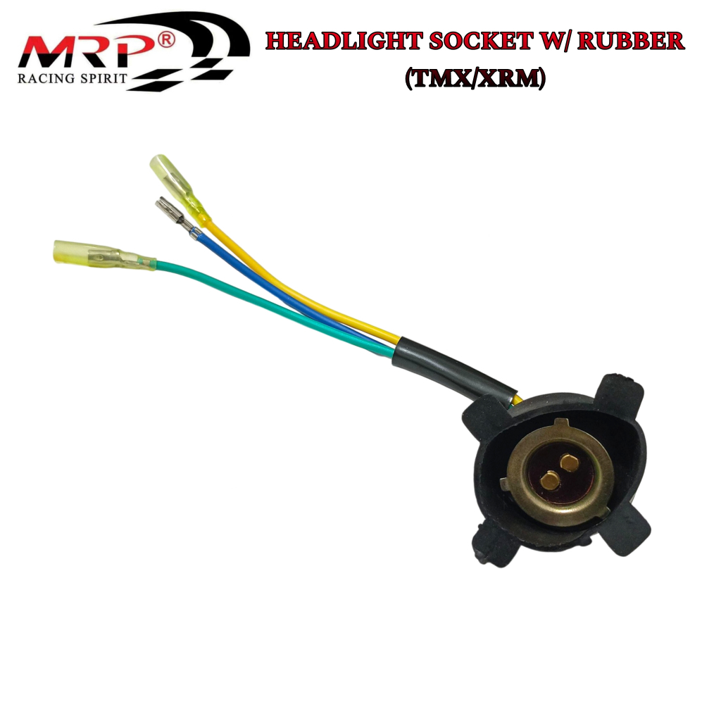 MRP HEADLIGHT SOCKET W/ RUBBER (TMX/XRM) | Shopee Philippines