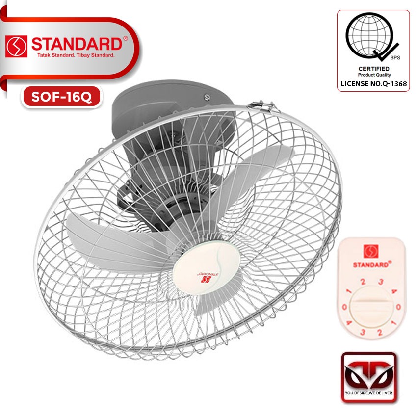 D&D Standard 16″ Banana Type Plastic Blade Orbit Fan (SOF 16Q) | Shopee Philippines