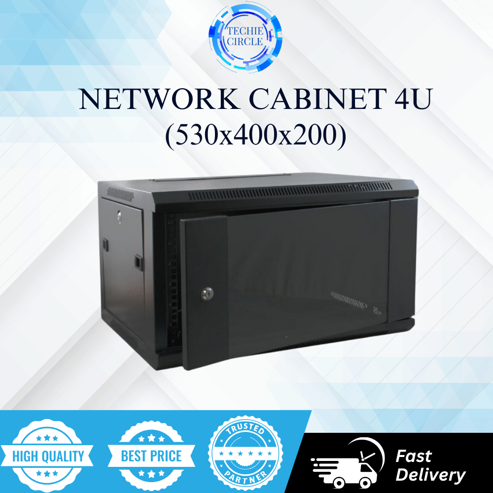 Techie Circle4U / 6U / 9U /12U Data Cabinet Network Cabinet Wall ...