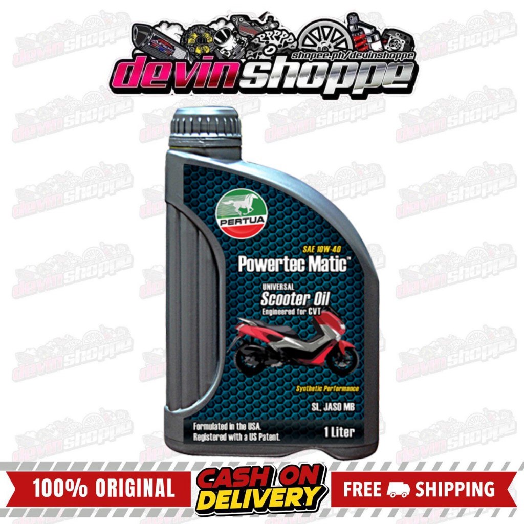 Pertua Powertec Matic Motorcycle scooter Engine oil | Shopee Philippines