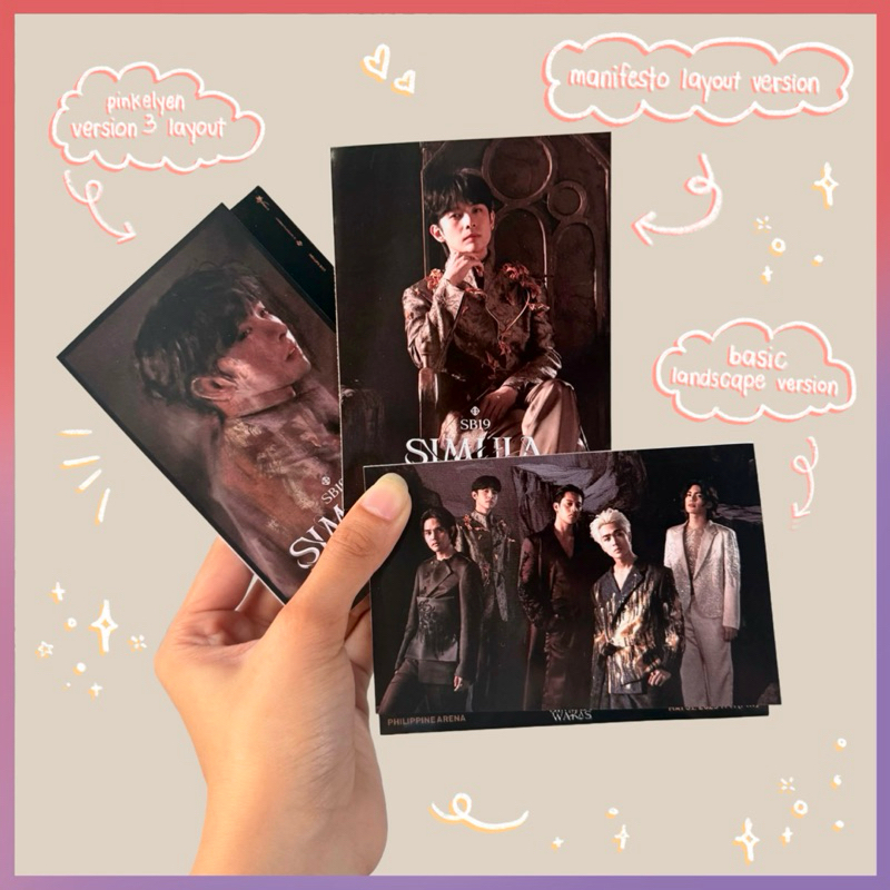 [LAMINATED] SB19 Simula at Wakas World Tour Kickoff Ticket Envelope / Holder | Shopee Philippines