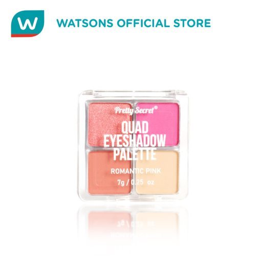 PRETTY SECRET Quad Eyeshadow Palette - Romantic Pink 7g | Shopee ...