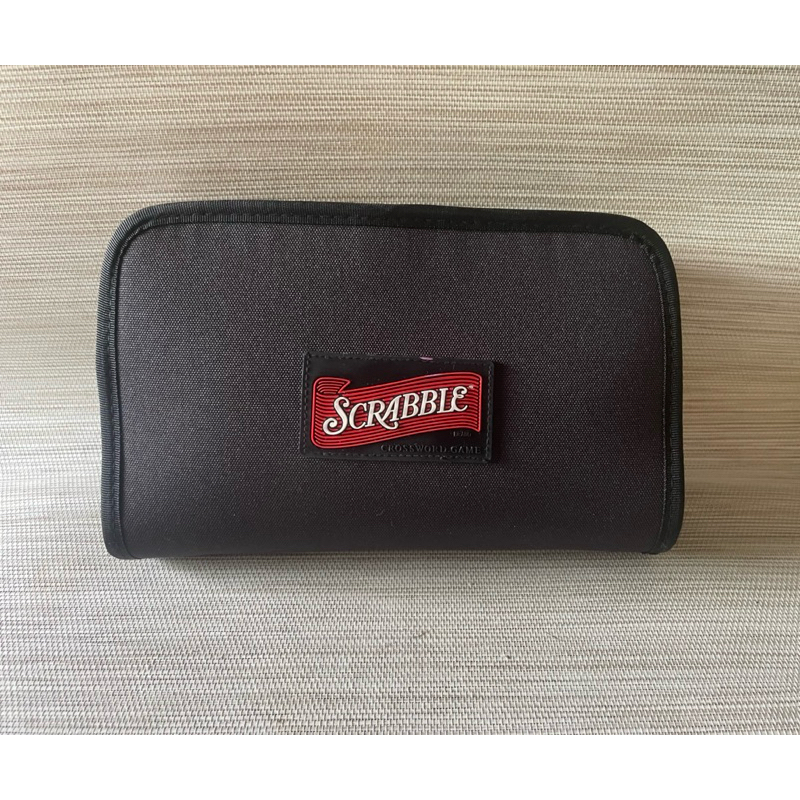 Scrabble Folio Travel Edition Zip Case Portable Game Parker Bros ...