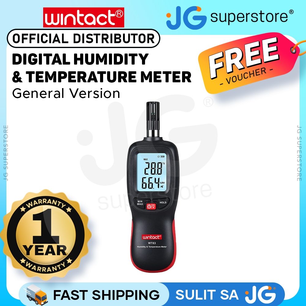 Wintact WT83B / WT83 Digital Humidity & Temperature Meter Hygrometer ...