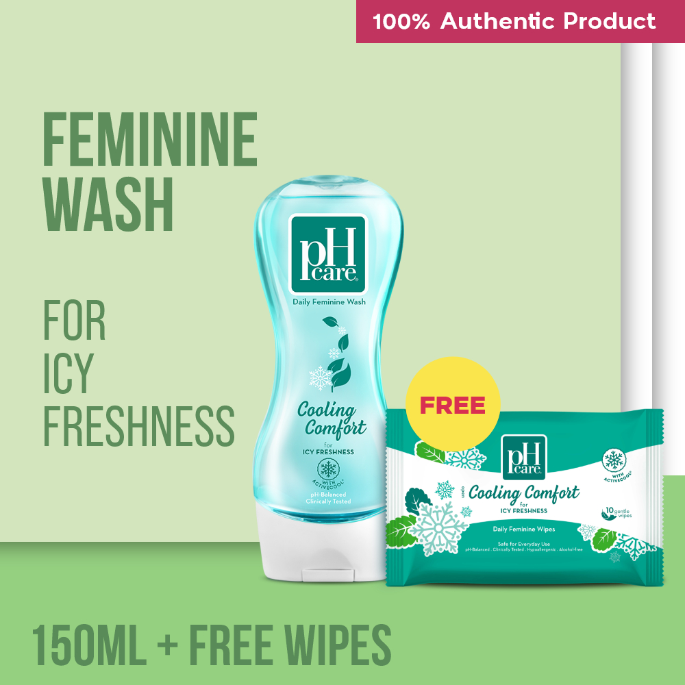 pH Care Daily Feminine Wash Cooling Comfort 150ml + FREE pH Care ...