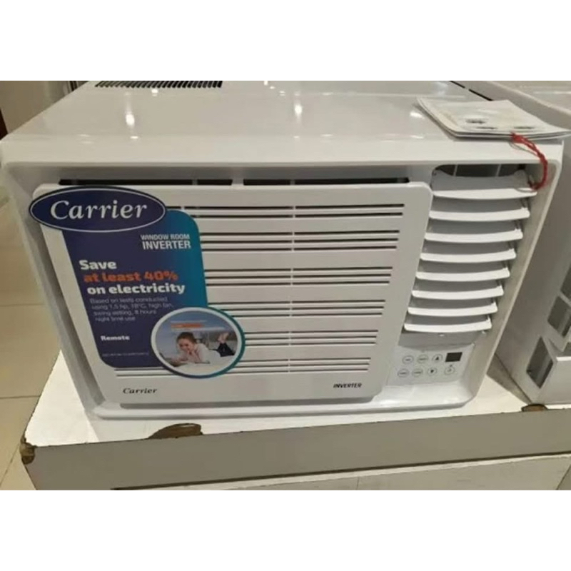 Brandnew Carrier Inverter Window Type Aircon 1hp 1.5hp.. | Shopee ...
