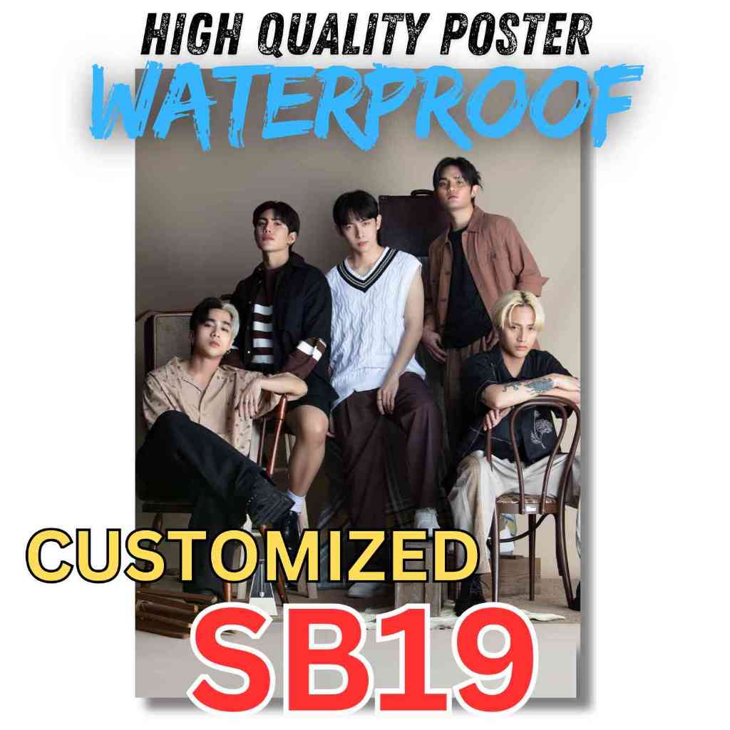 HIGH QUALITY A4 POSTER WATERPROOF SB19/PPOP A4 PHOTO PRINT | Shopee Philippines