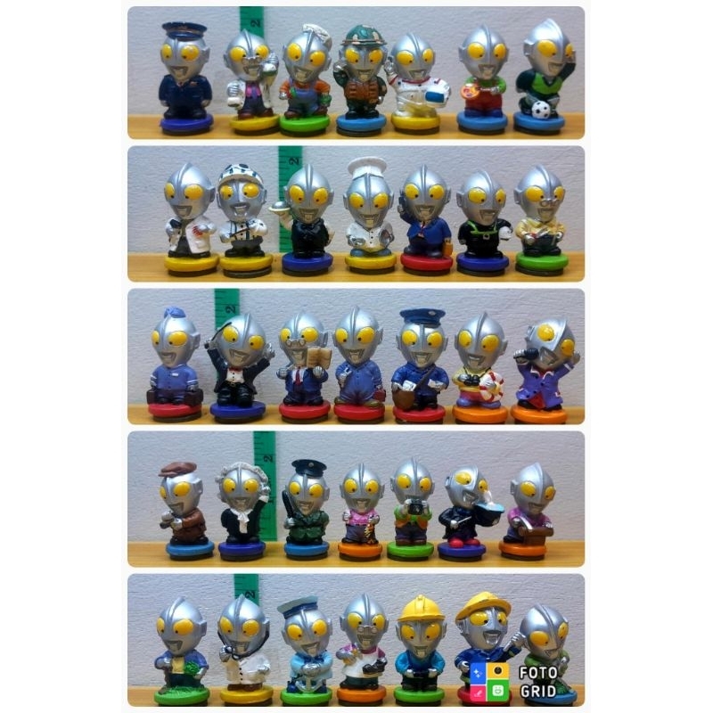 Ultraman mini figures magnetic set preloved | Shopee Philippines