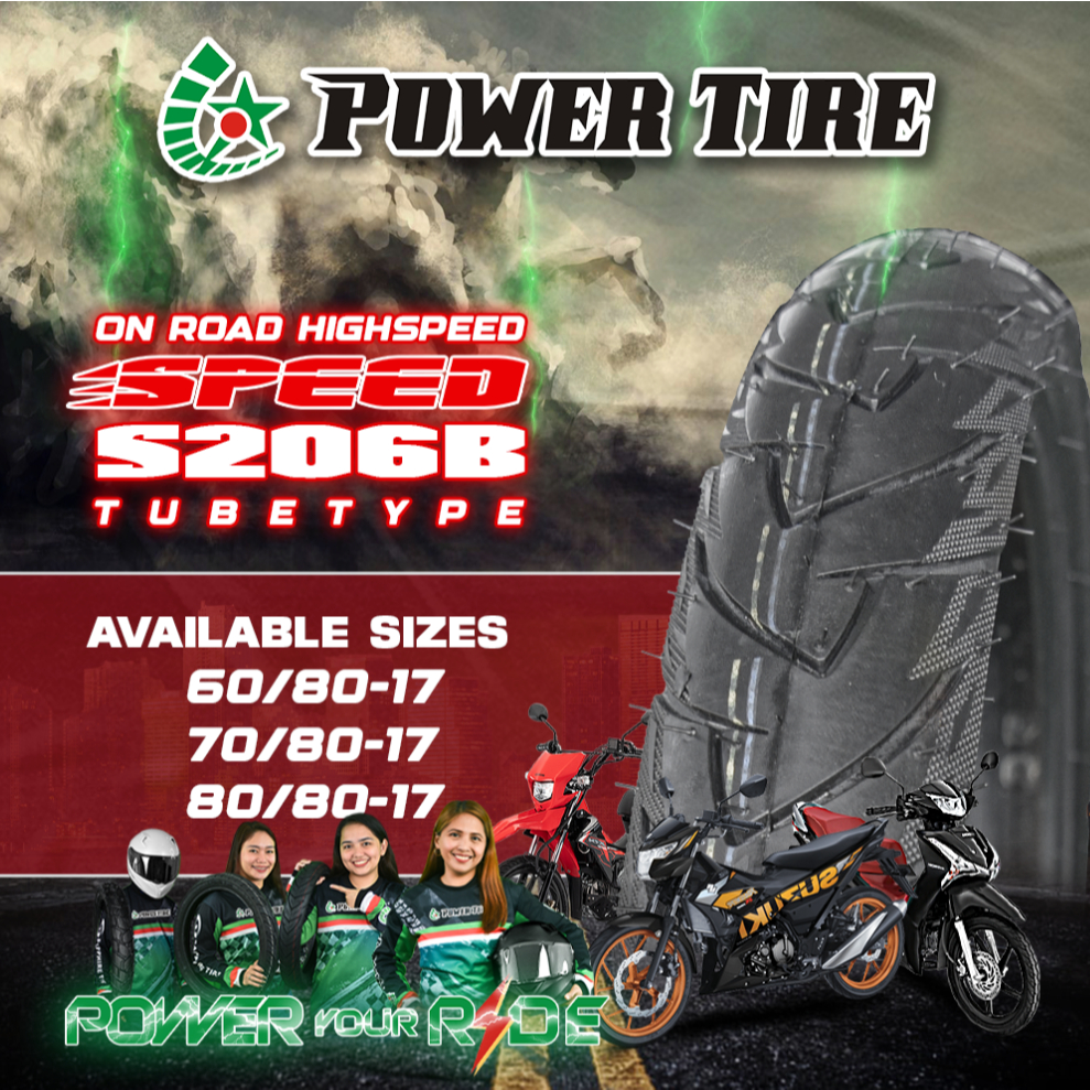 POWER TIRE S206-B (Size 17) | Shopee Philippines