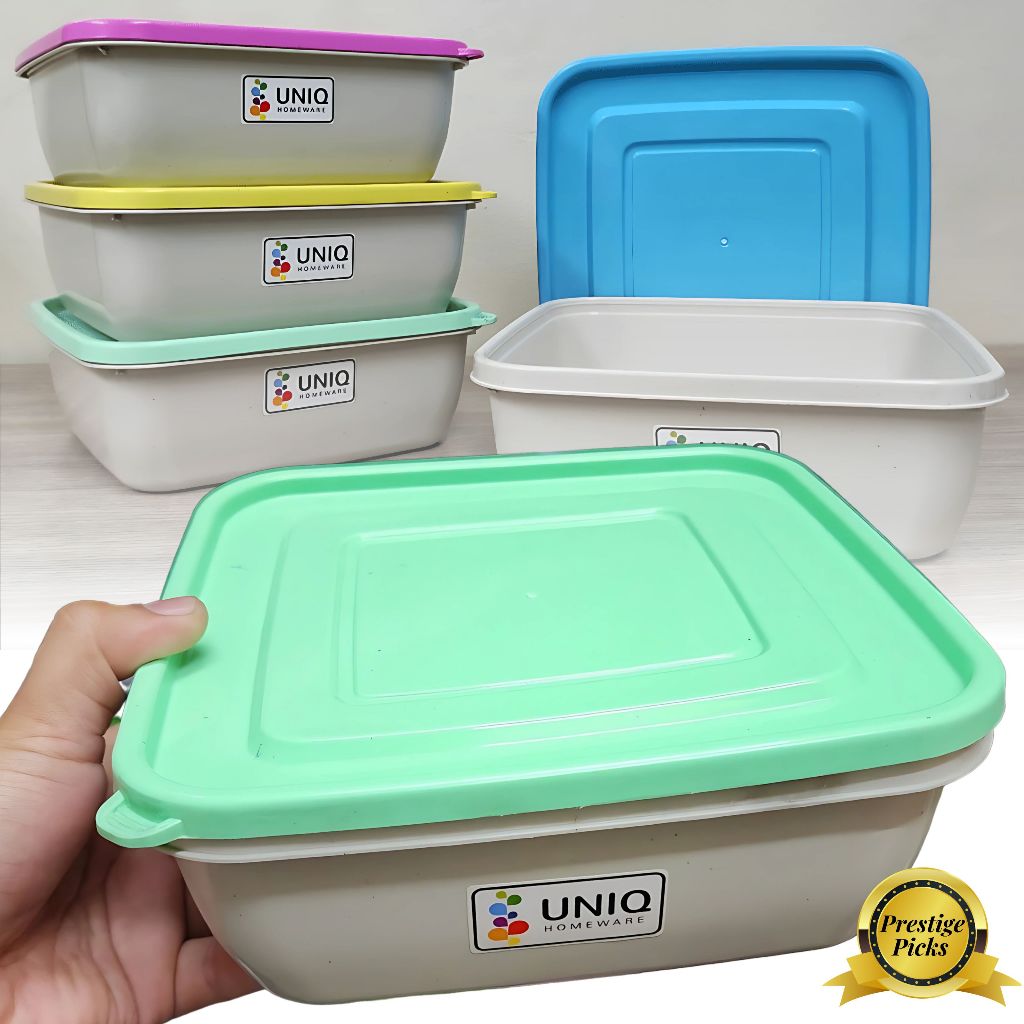 Square Tupperware Kitchen Leftover Food Container Food Storage Lunch ...