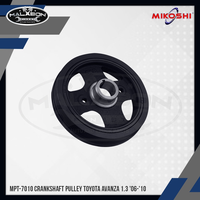 TOYOTA AVANZA 1.3 '06-'10 CRANKSHAFT PULLEY MIKOSHI 13470-BZ010 (MPT ...
