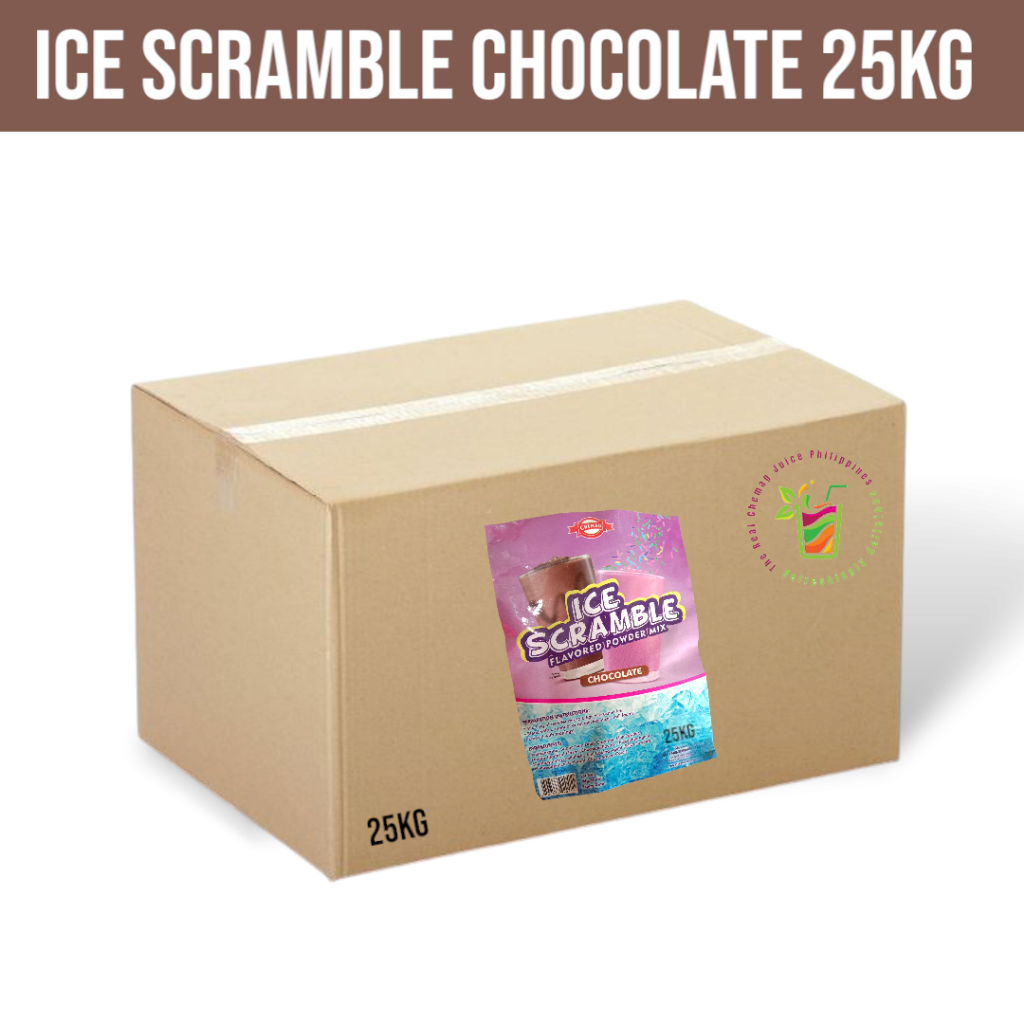Chemag Ice Scramble Chocolate Powder Mixed 25kg | Shopee Philippines