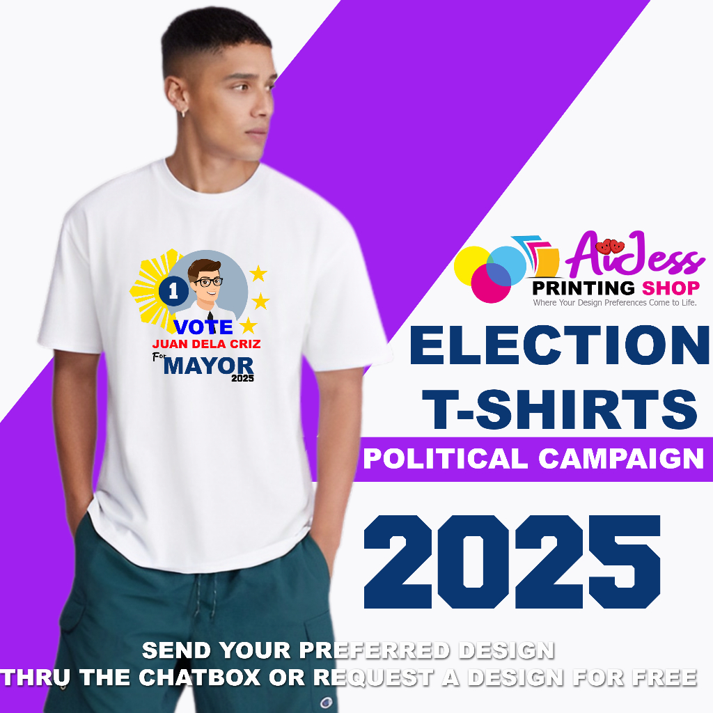 ELECTION T-SHIRTS CAMPAIGN FREE CUSTOMIZE: AVAILABLE ALL SIZES FROM ...