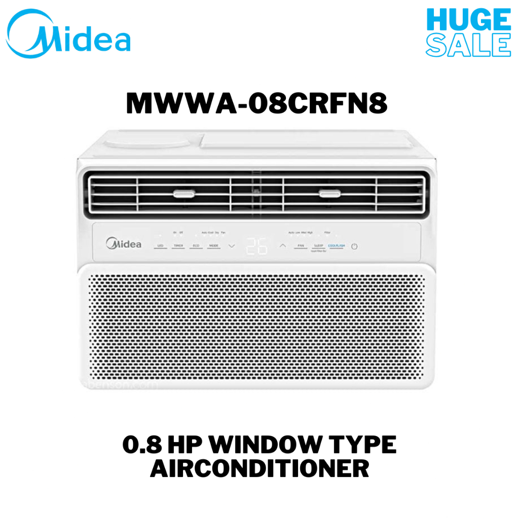 Midea MWWA-08CRFN8 0.8 HP Window type Airconditioner | Shopee Philippines