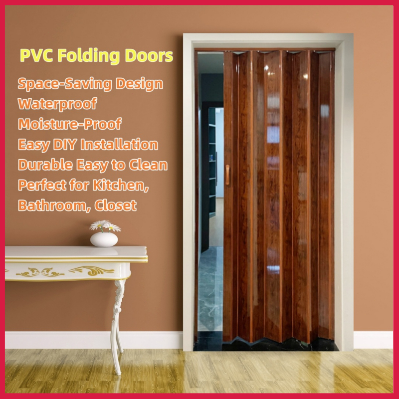Best Seller! PVC Folding Door Cut-to-Fit Noise Reduction No-Drill Setup ...