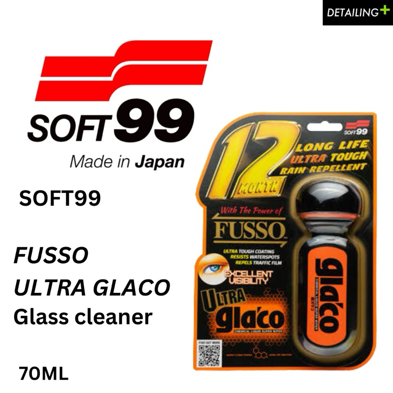 1Pc Soft99 Fusso Ultra Glaco 70ml Chemical Liquid Super Wiper | Shopee Philippines